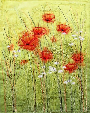 Stitched Textile Workshops with Artist Wendy Dolan