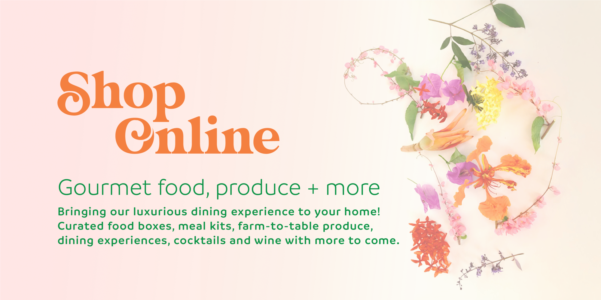 Shop Online! Gourmet Food Delivery.