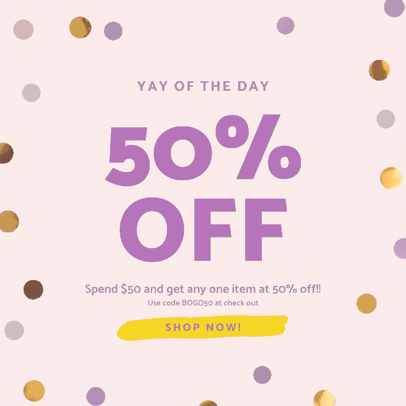 BOGO 50% OFF SALE!!!